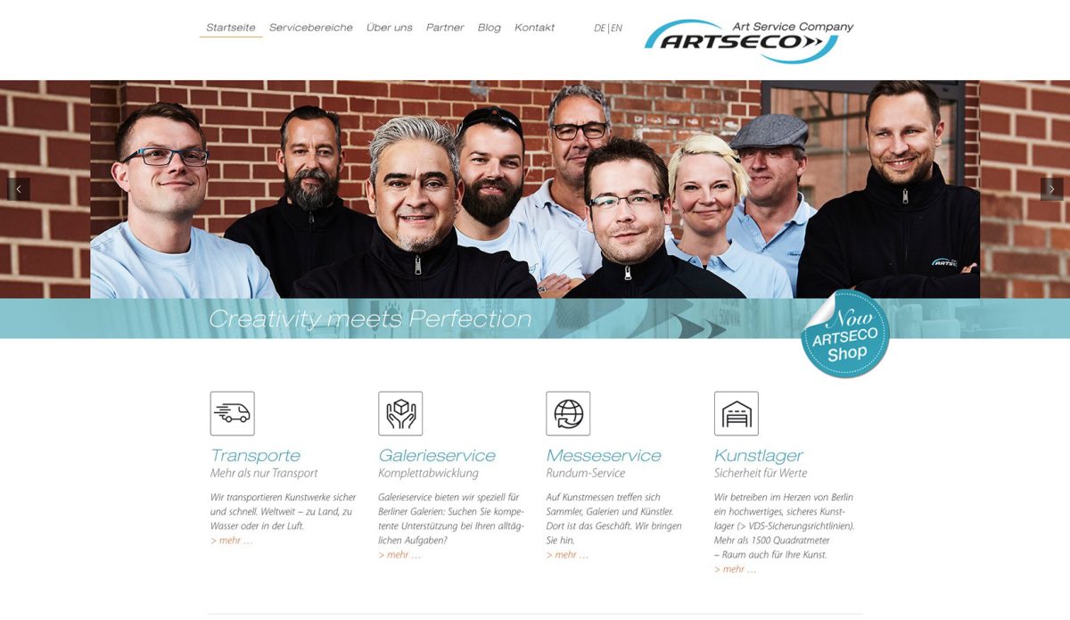 ARTSECO GmbH - Hosting & Webdesign | Mr. Flow